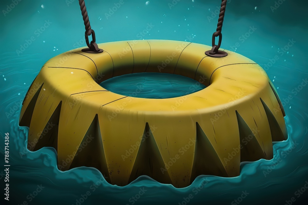 A tidal energy barrage harnesses the power of rising and falling tides ...