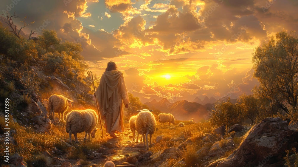 Dive into the depths of spiritual imagery with a captivating depiction ...