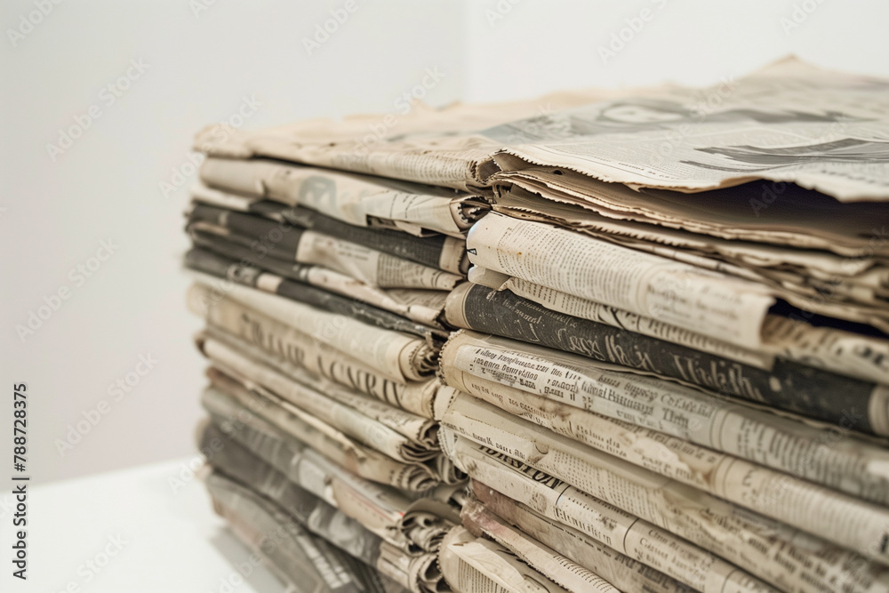 candid close-up showcasing the worn edges and faded print of old ...