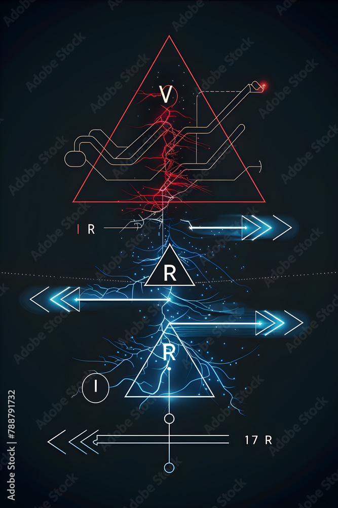 Foto de Diagrammatic Representation of Ohm's Law in Physics ...