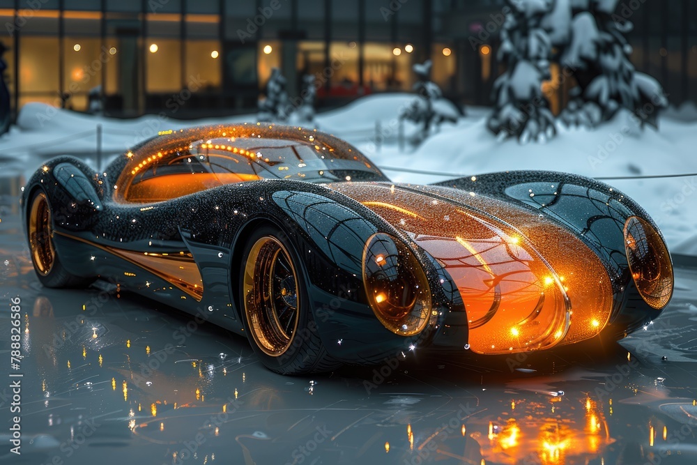 Futuristic luxury ride, envisioning the design model of tomorrow's car ...