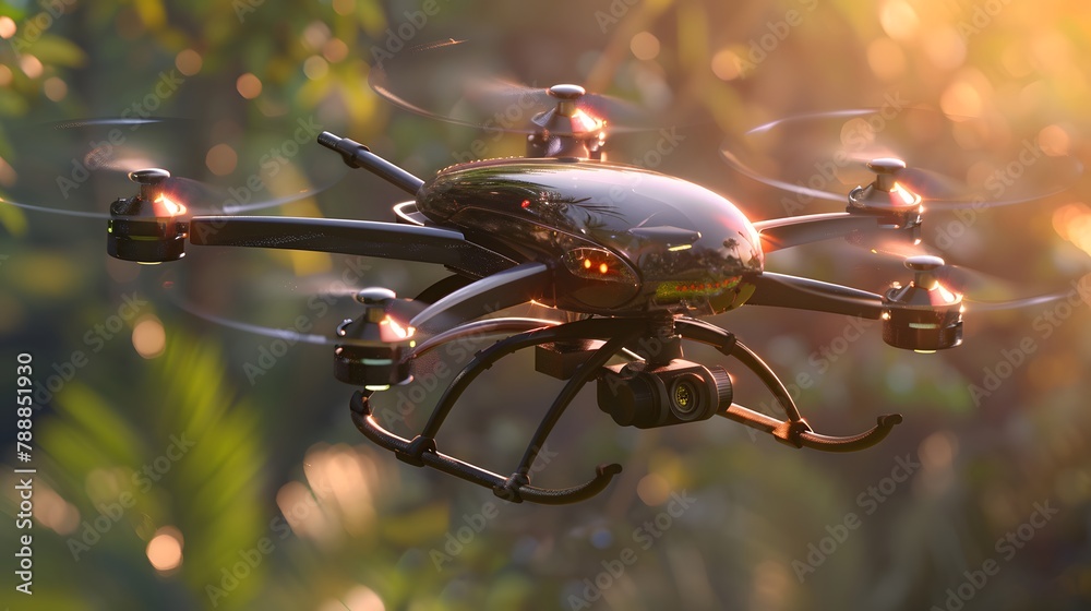 drone surveillance helicopter unmanned camera military aircraft ...