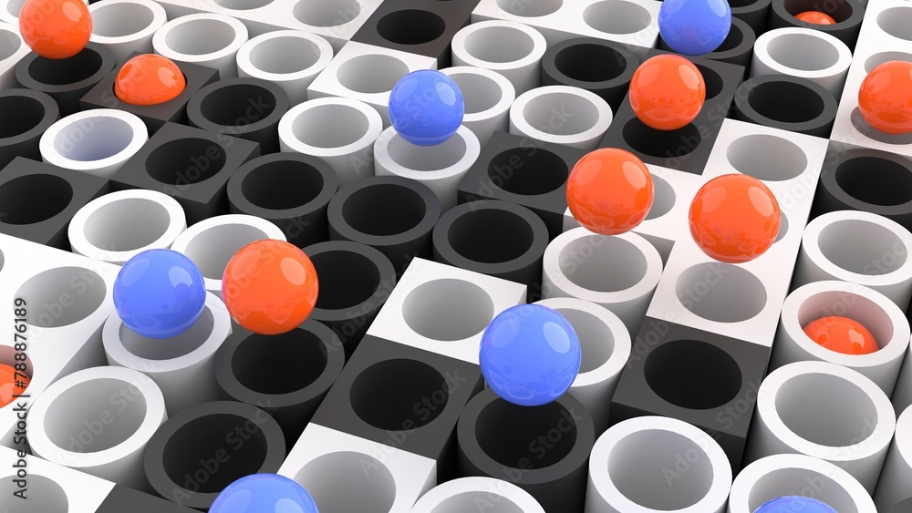 geometric contemporary motion graphics satisfying animation 3d ...