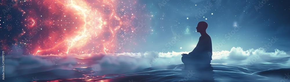 The power of prayer explored through quantum computing simulations ...