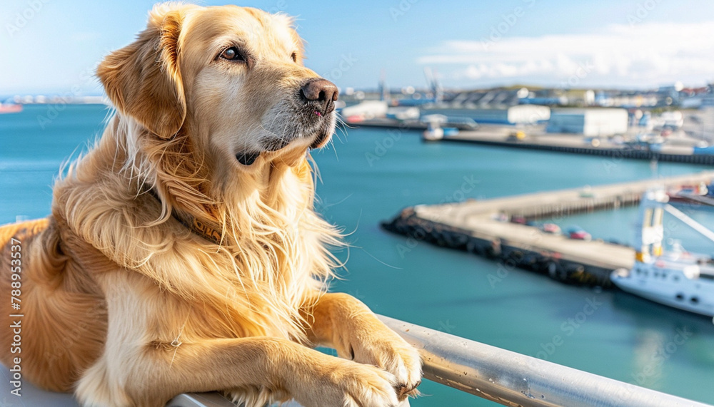 office with Dog Zoom Virtual Background High quality photo Stock ...