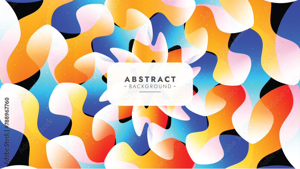 Colorful abstract background design used for banner, background ...