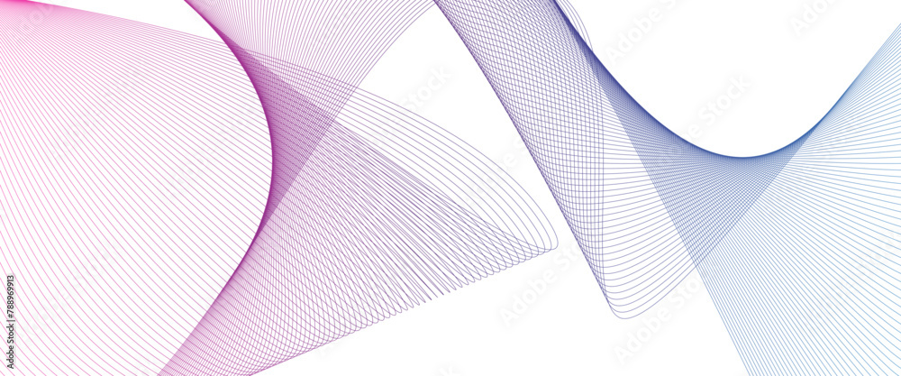 Vector colorful wave lines pattern on wave line dynamic wave of many ...