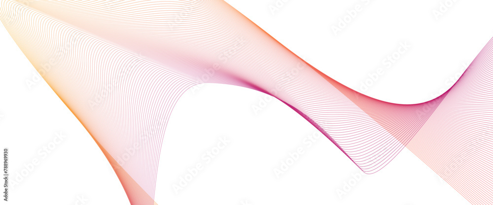 Vector colorful wave lines pattern on wave line dynamic wave of many ...