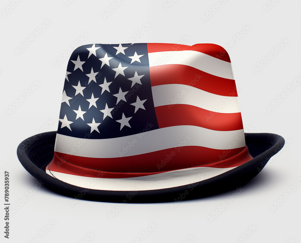 Fourth of July hat. Independence Day in the USA with this patriotic hat ...