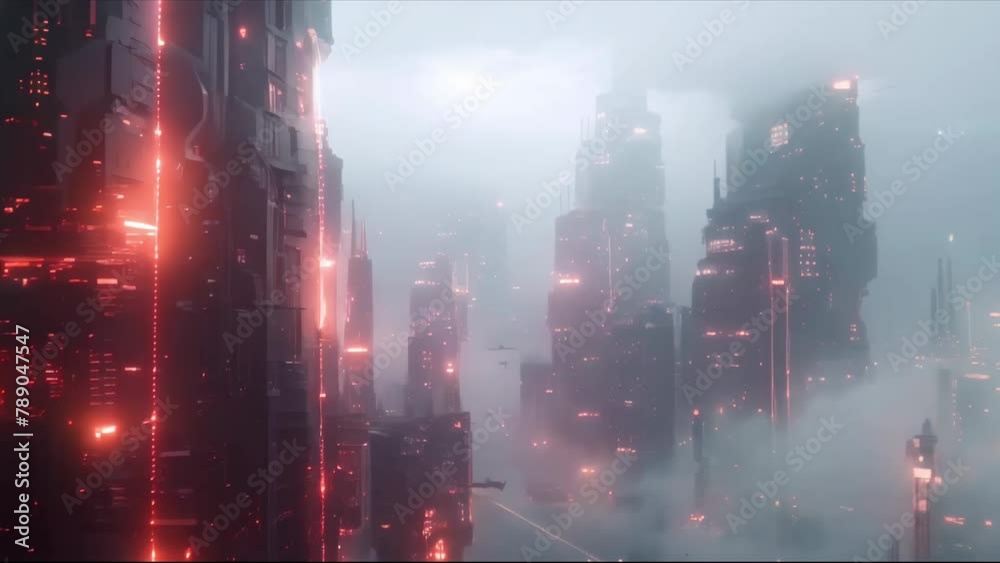 Dystopian City in AI War's Aftermath. Concept Dystopian City, AI War ...