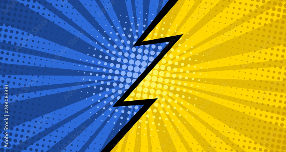 Versus comic frame. Vs comics book clash frames halftone stripes ...