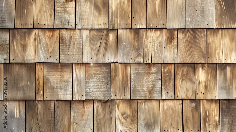 Close up of wood texture and background Natural cedar shingle siding ...
