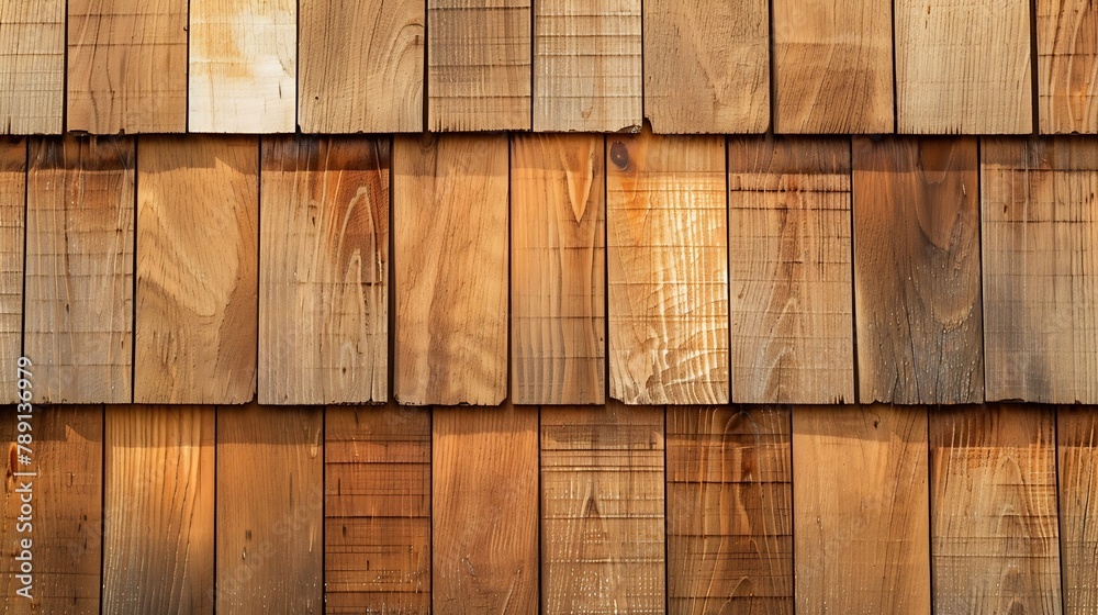 Close up of wood texture and background Natural cedar shingle siding ...