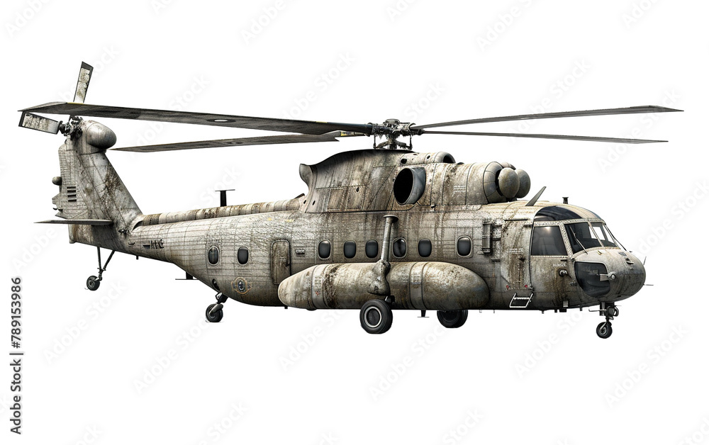 Chinook helicopter on transparent background, png Stock Illustration ...