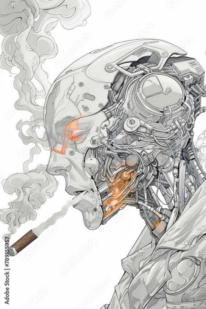 The loop of ember rain through an Aeolian quagmire, where a robot ...