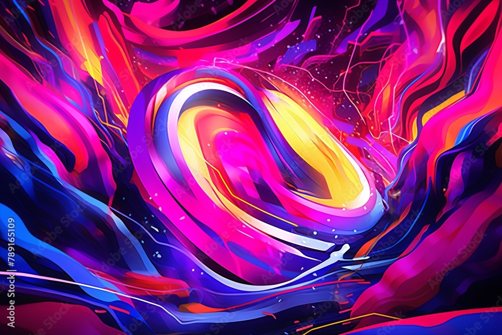 Vibrant Color Flow Graphics: Esports Broadcast Intro Animation Stock ...