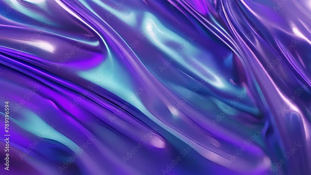 Vibrant ribbons of molten blue purple and teal flow seamlessly adding a ...