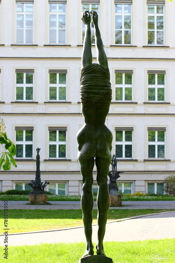 Magdeburg, Germany - April 14, 2024: Large Neeberger figure, a ...
