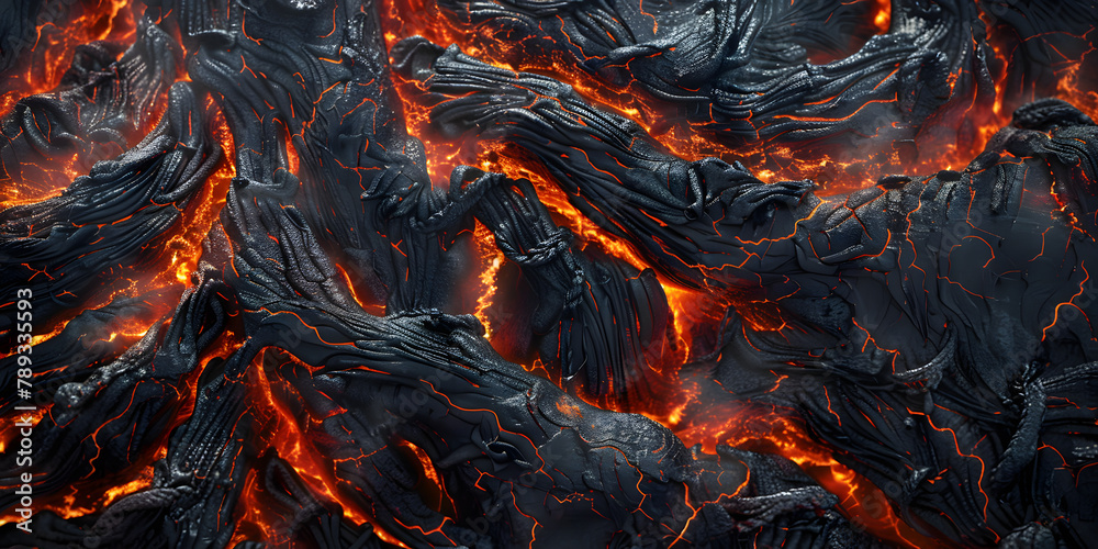 Flowing lava field background for powerful and intense product launches ...