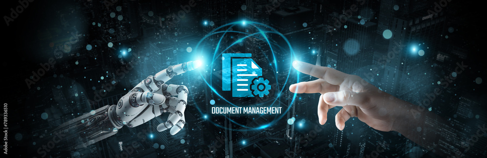 Document management, hands-on robot and human touch on the digital ...
