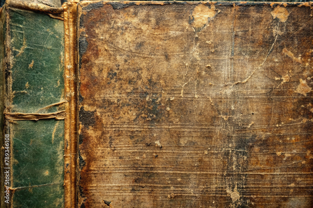 Aged Book Cover Texture: A texture resembling the worn and aged surface ...