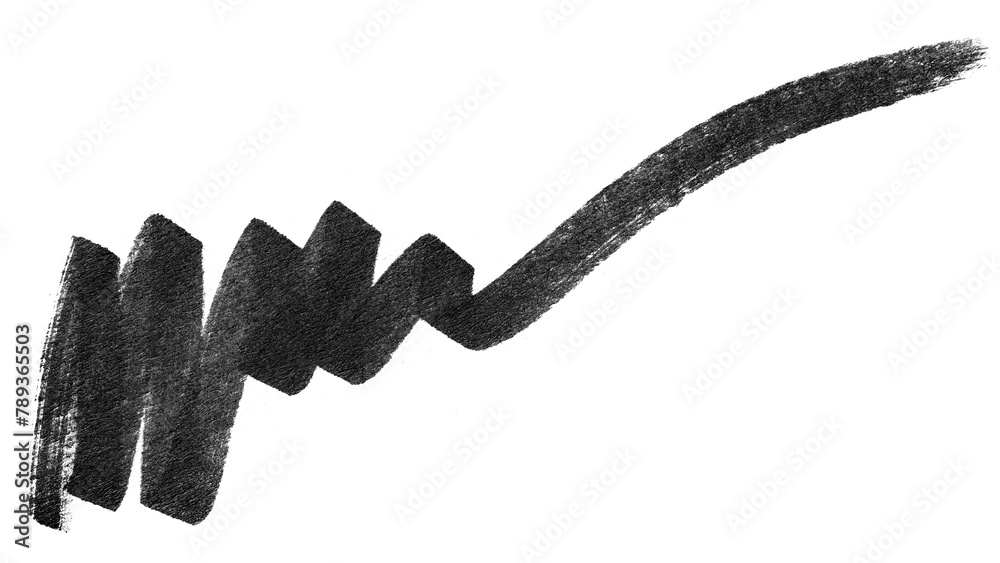 Scribble line png sticker, transparent background Stock Photo | Adobe Stock