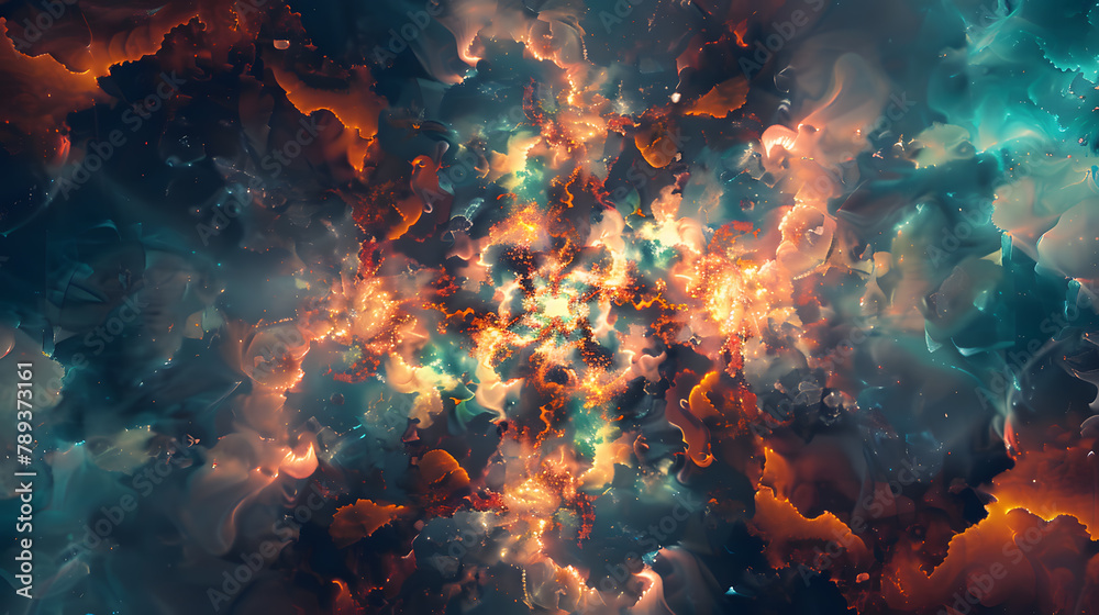 Abstract Representation Of The Multiverse, Where Parallel Dimensions ...