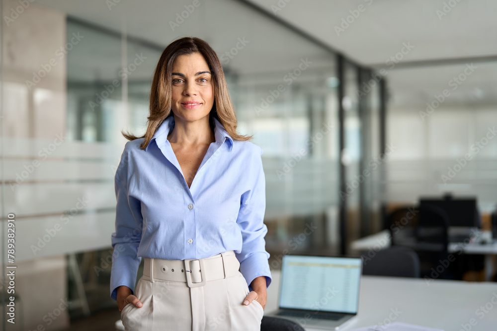 Confident middle aged business woman attorney, 45 years old lady ...