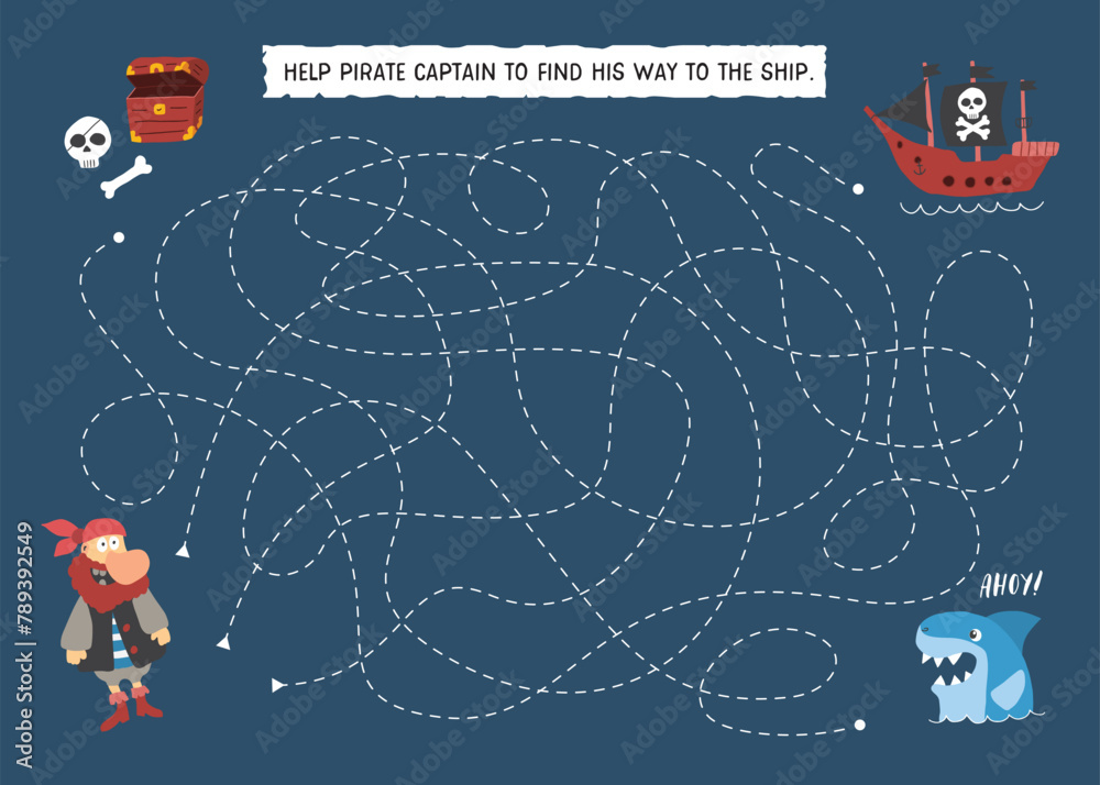 Labyrinth, Maze game for children. Logical puzzle for kids. Quest to ...