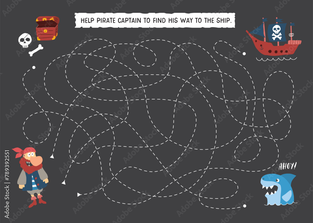 Labyrinth, Maze game for children. Logical puzzle for kids. Quest to ...