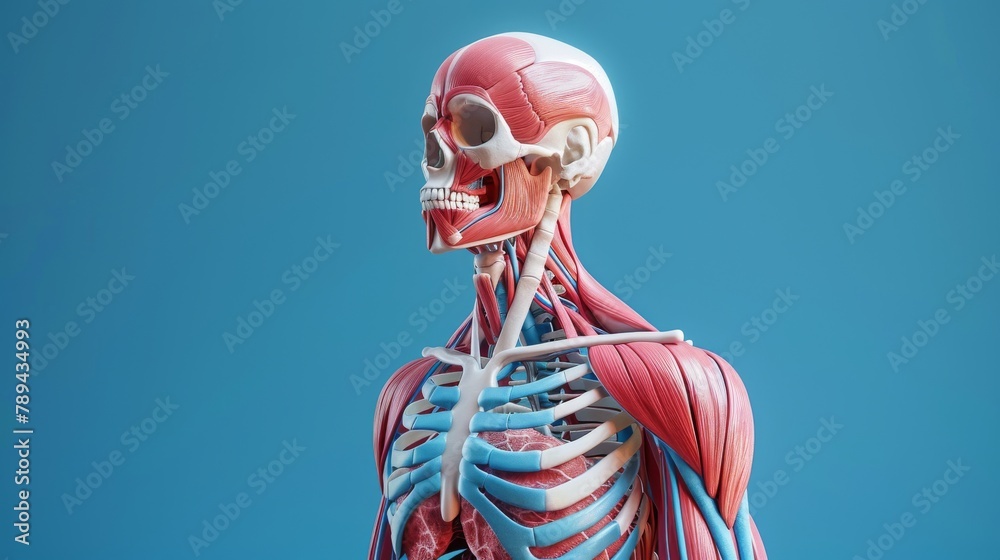 Structure of the Skeletal Muscle Anatomy Stock Illustration | Adobe Stock