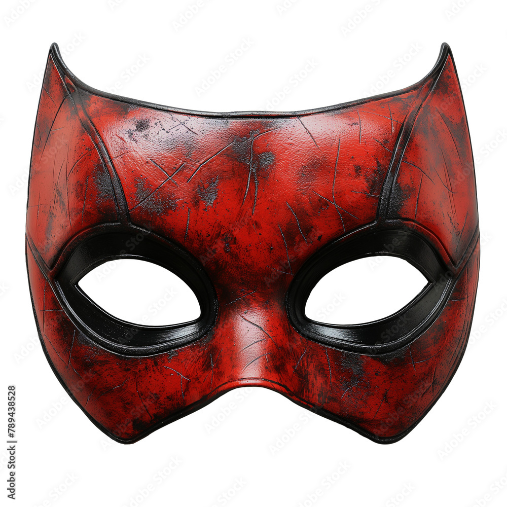 Red Superhero mask die cut PNG file Stock Illustration | Adobe Stock