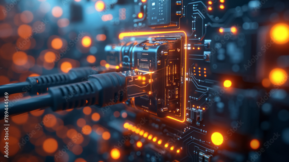 Information Technology Computer Network, Telecommunication Ethernet ...