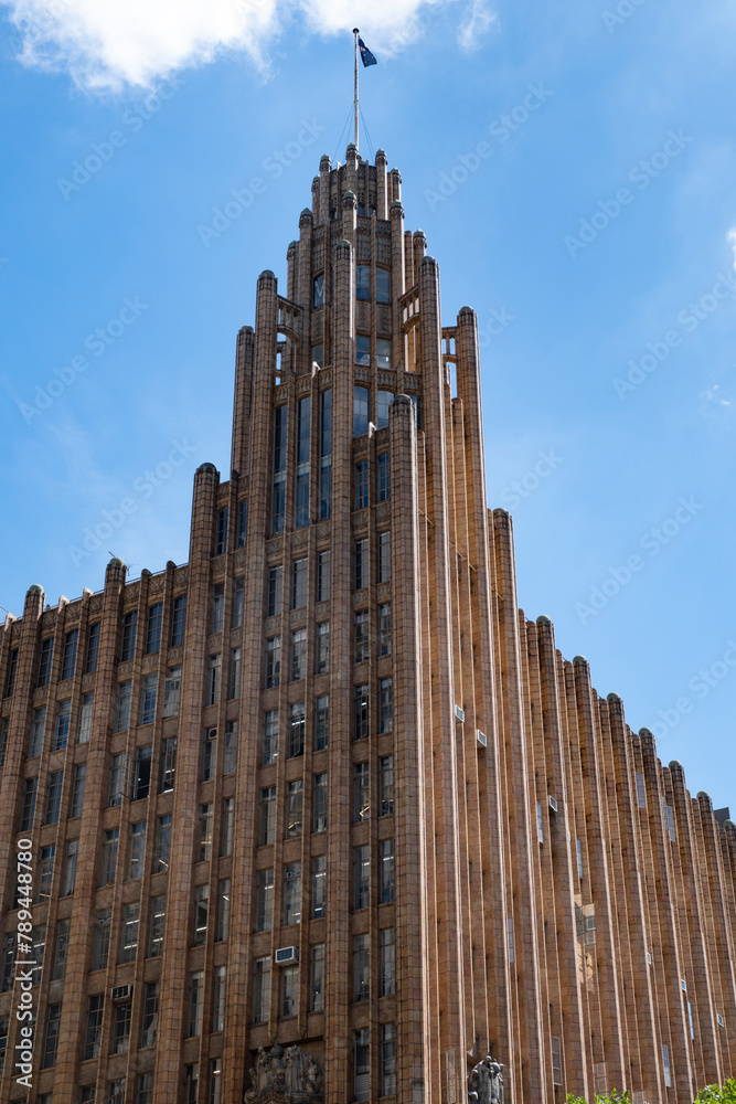 Manchester Unity Building, an art deco-inspired historic office ...
