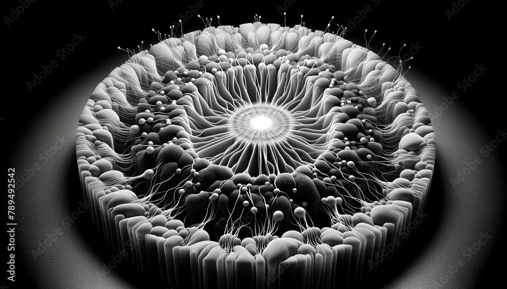 charge carrier electron transport in a solar cell, depicted through ...
