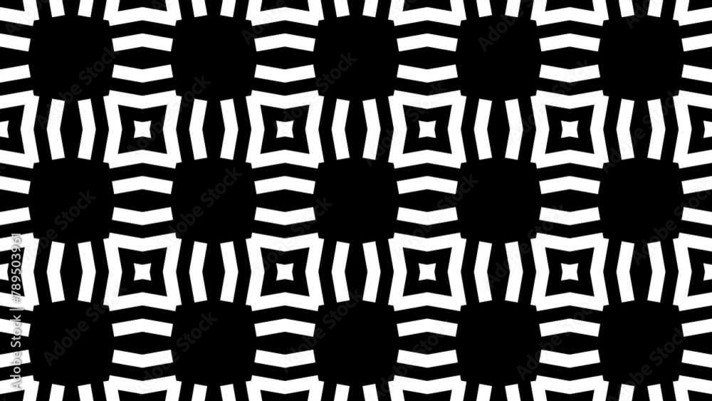 4k Abstract black and white color lines art pattern geometric shapes ...