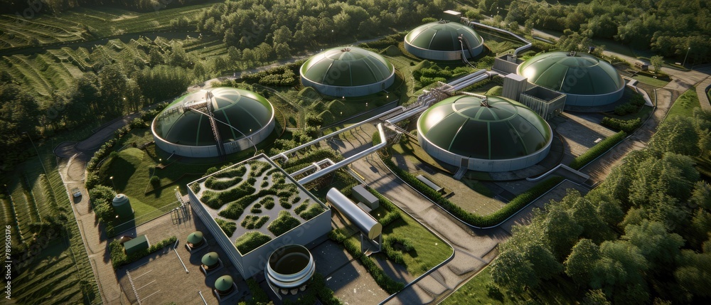 Industrial scale composting operation. Featuring advanced bioreactors ...