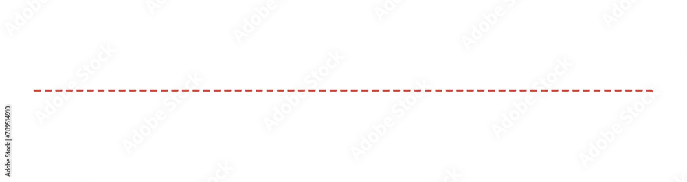Red dotted line png sticker, transparent background Stock Illustration ...