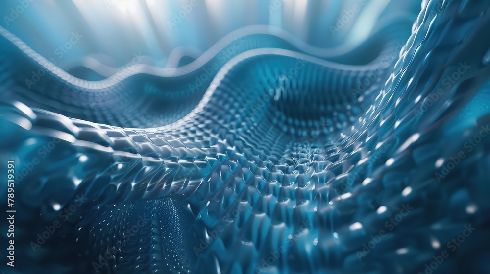 Visualize a metamaterial structure bending light in a mesmerizing ...