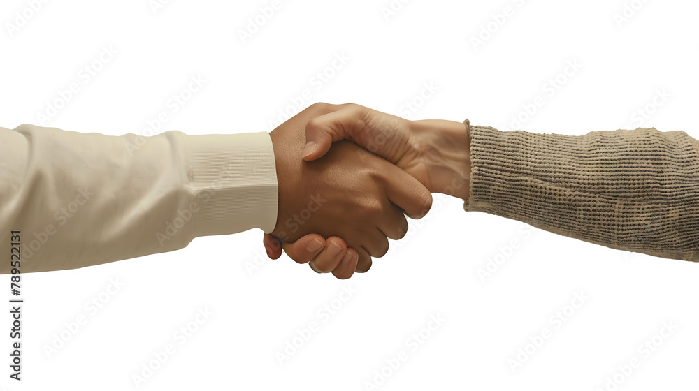 An image of a handshake between an employer and employee, symbolizing ...