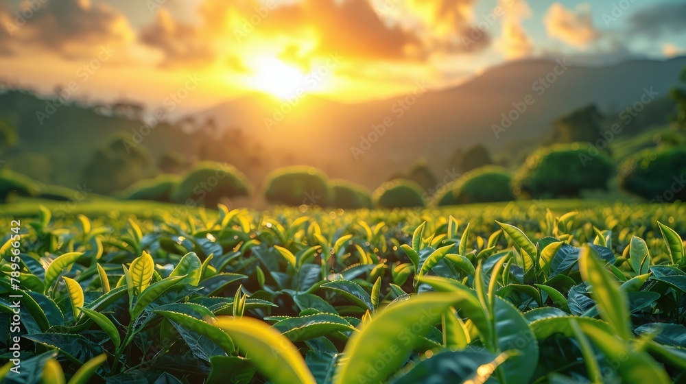 female tea pickers in Plantage. Embrace the beauty of rural life and ...