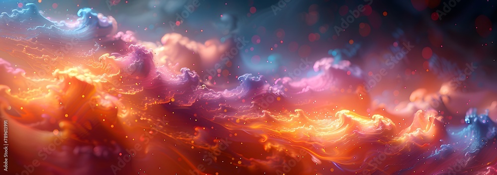 3D Abstract Space - A surreal experience of depth and intrigue, where ...