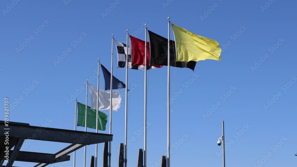 Seven Flags of Racing at Indianapolis Motor Speedway Gate One entrance ...