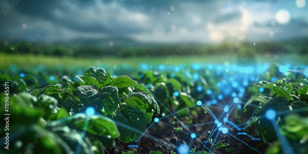 artificial intelligence built a crop monitoring system. Agriculture ...