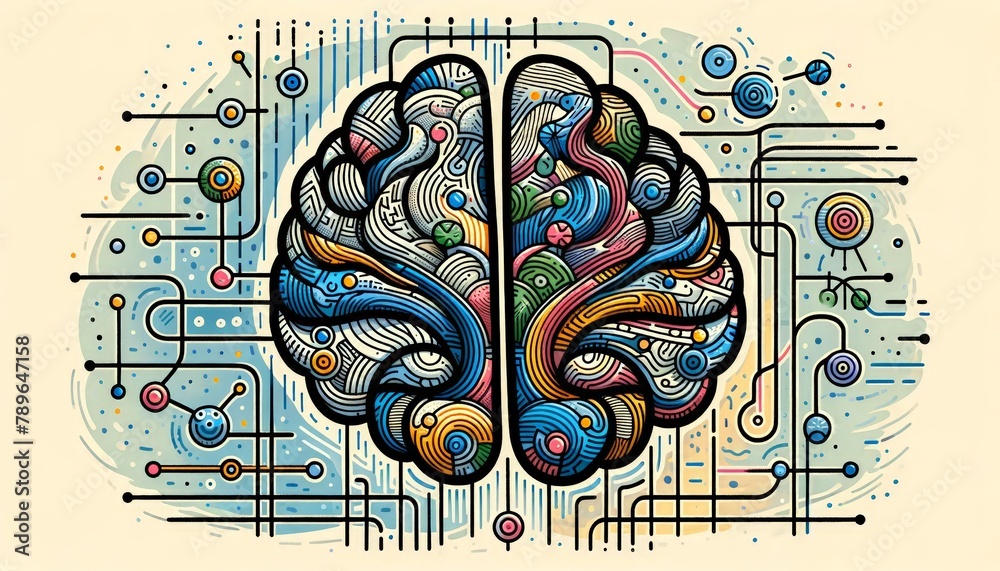 Visualizes the atypical connectivity patterns in the brain associated ...