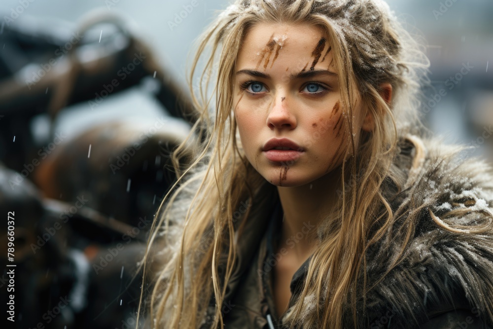 Bold female viking: a glimpse into the fierce world of Nordic ...