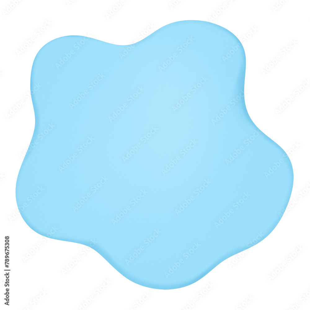 Water png sticker, 3D liquid blob cartoon on transparent background ...