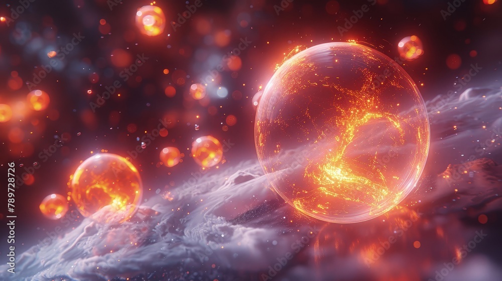 Hydrogen Quanta Visualization Of Hydrogen Atoms Subatomic Structure