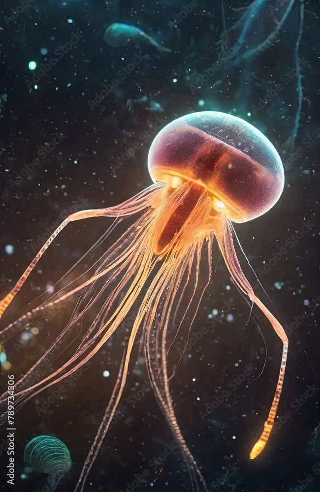 underwater life Bioluminescent marine life in biotech research ...