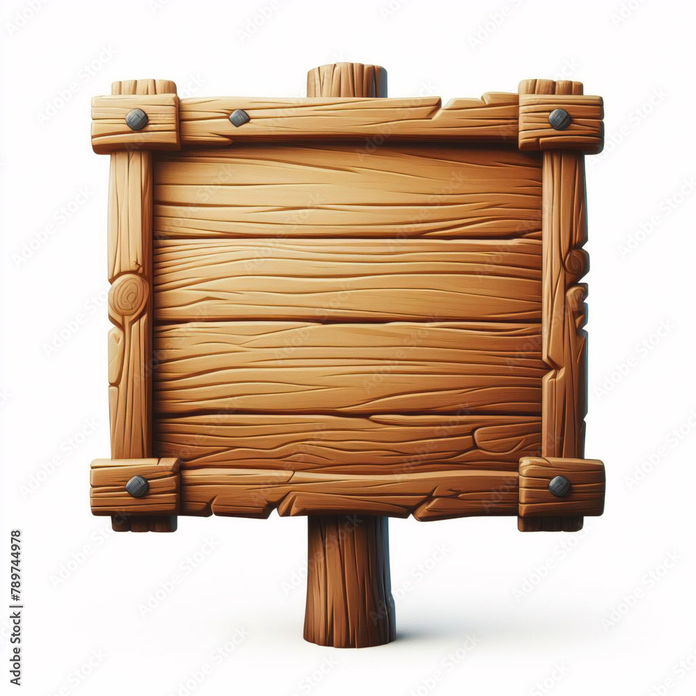 Blank empty wooden rustic signage sign board signpost post wood on ...